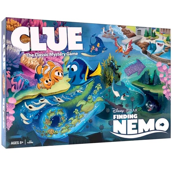 Disney | Games | Clue Disney Pixar Finding Nemo Pixar Classic Mystery ...